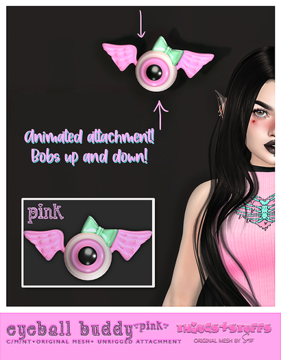 Second Life Marketplace - things&stuffs [eyeball buddy] pink